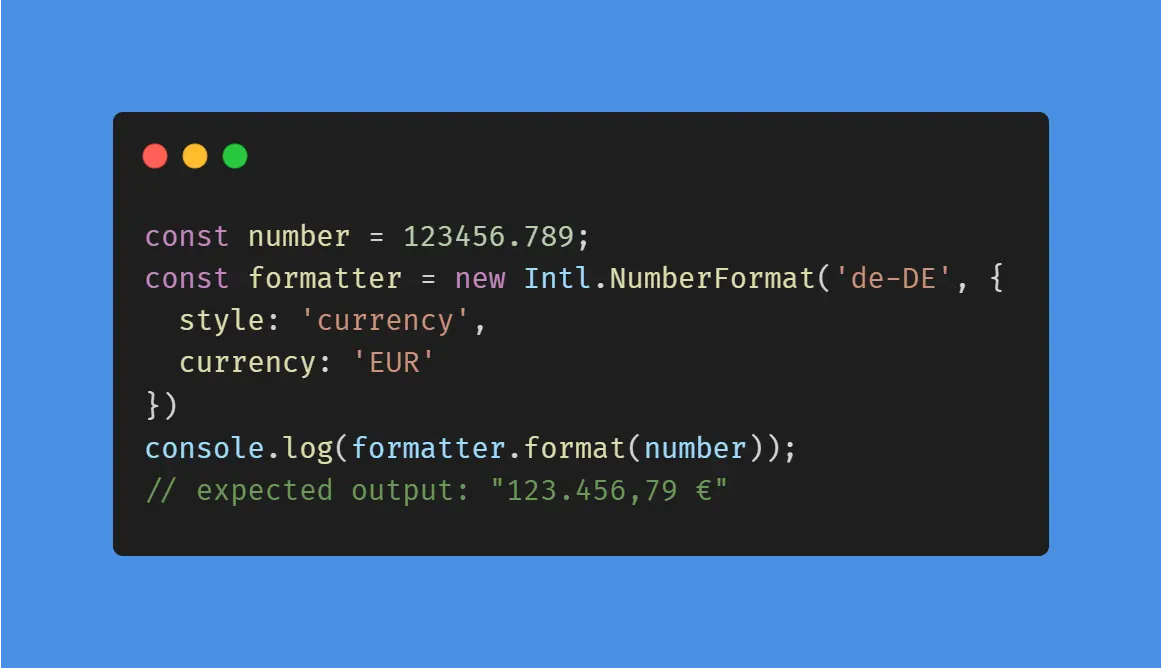 Hi, I'm Jordan - Never use a number or currency formatting library again! Hi, I'm Jordan - Never use a number or currency formatting library again!